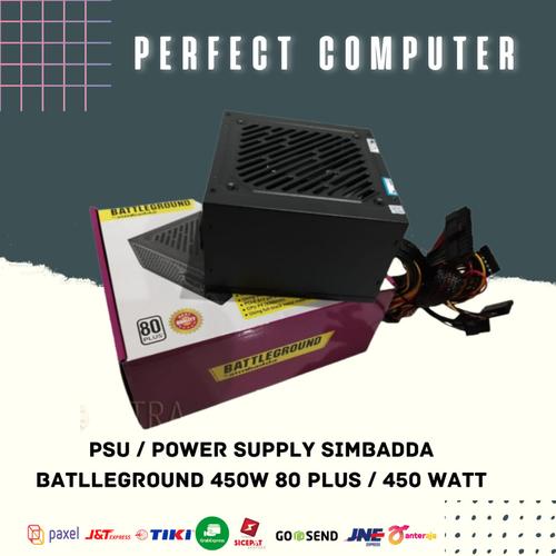 Jual PSU / Power Supply SIMBADDA BATLLEGROUND 450W 80 Plus / 450 Watt ...