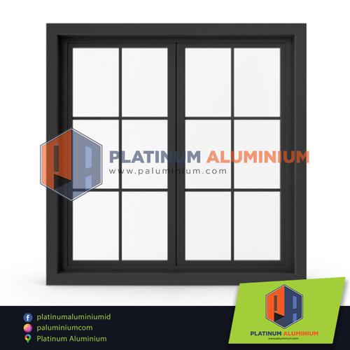 Jual Kusen Aluminium Ukuran 4inch Alexindo Warna Hitam Terpasang M1 ...