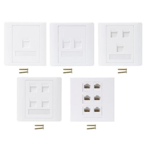 Jual LAN CAT5E Network Module RJ45 Cable Interface Outlet Wall Socket ...