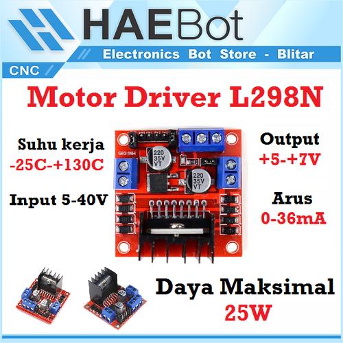 Jual [EBS] Motor Driver Module L298N 2 Channel DC Motor Arduino Robot ...