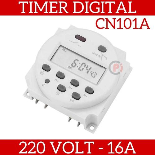 Jual CN101A Digital Timer Kontrol Waktu Switch Listrik Supply 220V 16A ...