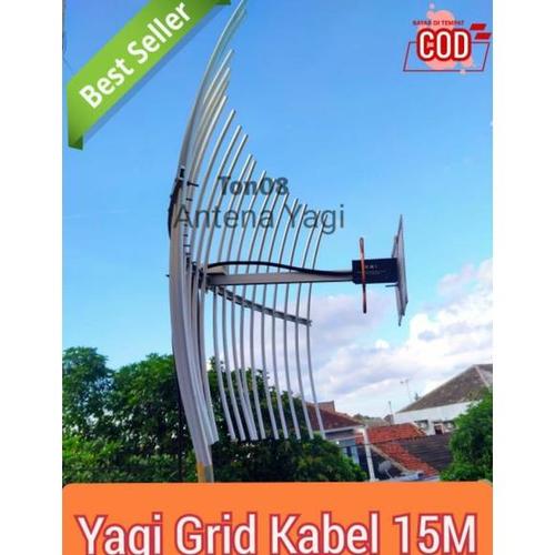 Jual Antena yagi grid 3G/4G untuk semua modem hp dan mifi Kabel 15M ... Jual Antena yagi grid 3G/4G untuk semua modem hp dan mifi Kabel 15M ...
