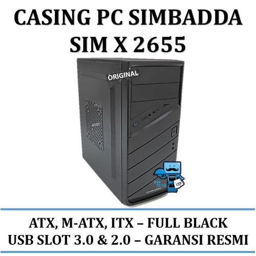 Jual Casing PC Simbadda Sim X 2655 - Full Black - Jakarta Pusat - Das ...