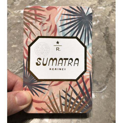 Jual Starbucks Reserve Taster Card Sumatra Kerinci 2022 - Rare Limited ...