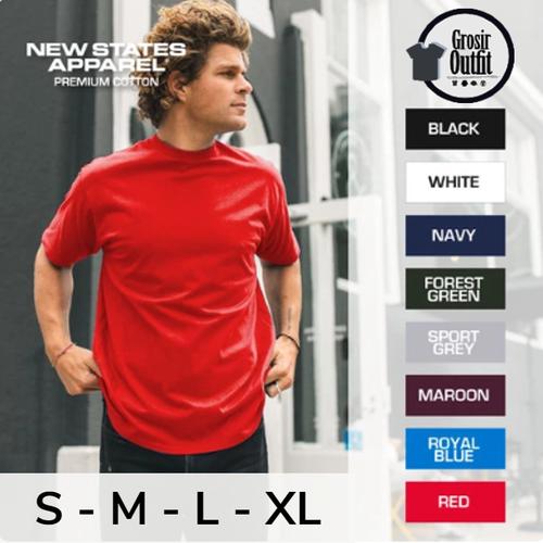 Promo Kaos Polos NSA Premium 7200 24s / New States Apparel (Part 3 ...