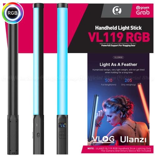 Promo ULANZI VL119 RGB Handheld Stick Light LED Lampu Studio Video for ...