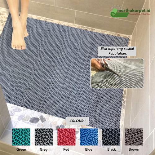 Jual Keset PVC Anti Slip Kamar Mandi Karpet Masjid Wudhu Serbaguna 30 x ...