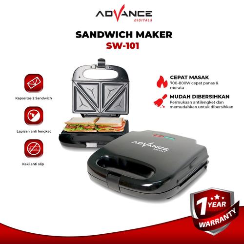 Jual Sandwich Toaster Maker Advance SW 101 / SW101 Pemanggang Roti ...