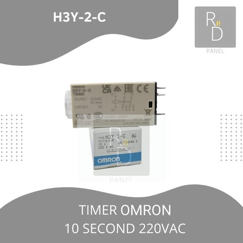 Jual MINI TIMER OMRON H3Y-2-C 10S 220VAC / TIMER 8 PIN 220VAC 10 SECOND - Jakarta Barat - RnD ...