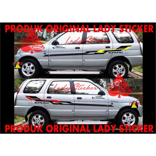 Jual CUTTING STICKER MOBIL DAIHATSU TARUNA STRIPING STIKER MOBIL TARUNA ...