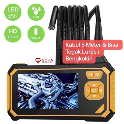 Jual i16 Antscope LCD Handheld Digital Endoscope 4.3 inch 8mm 1080P ...