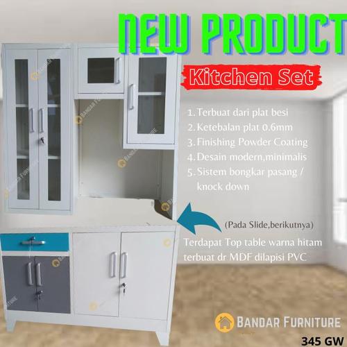 Jual Kitchen Set | Besi | Kitchen Set Minimalis |Knock Down | 345-Gw ...