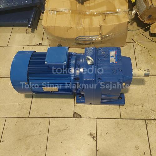 Jual Transmax helical gear motor 10HP TR 87 YDA 132M4 R: 15.35; Output ...