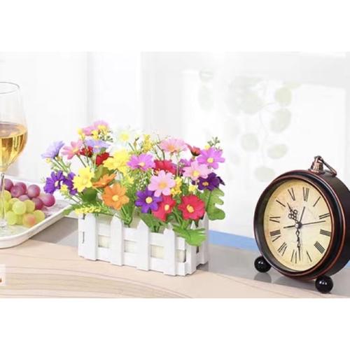 Jual pajangan bunga dalam pot kayu untuk dekorasi mini garden dll ...