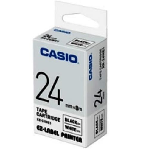 Jual Label Printer XR-24WE1 24mm Black on White Tape Label Casio ...