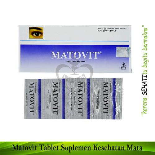 Jual Matovit Tablet Suplemen Kesehatan Vitamin Mata - MATOVIT STRIP ...