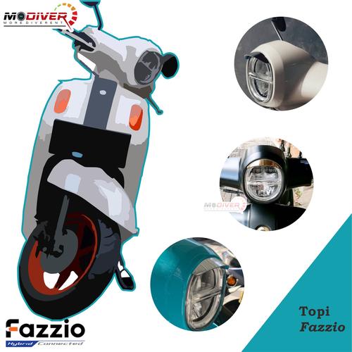 Promo Topi Yamaha Fazzio Aksesoris Garnish Cap Modiver - Hitam Doff ...