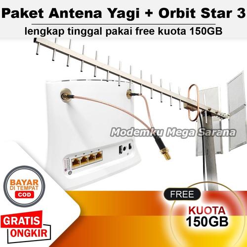 Jual Paket Antena Yagi Extreme 3 + Home Router Telkomsel Orbit Star 3 ... Jual Paket Antena Yagi Extreme 3 + Home Router Telkomsel Orbit Star 3 ...
