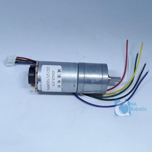 Jual Motor Dc 25Ga370 12V 100Rpm With Encoder - Jakarta Timur - arshaq ...