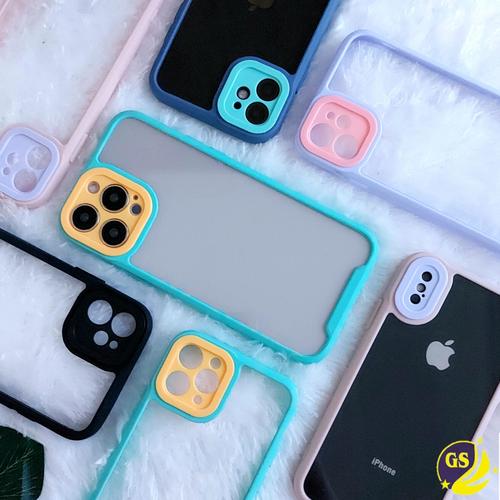 Jual iPhone 12 12 Pro 12 Pro Max Case Candy Pastel Bumper Shockproof ...