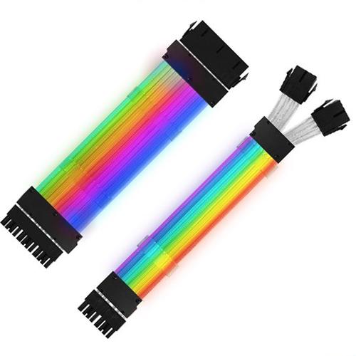 Jual PRIME ARGB 24 PIN PSU CABLE + ARGB 8 PIN VGA CABLE Extension ...