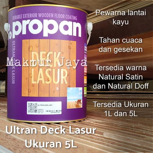 Jual Ultran Deck Lasur 5L Galon EDL-601 Propan Lantai Kayu Eksterior ...