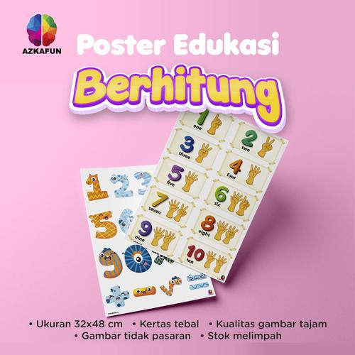Jual Poster Edukasi BERHITUNG - Poster berhitung - Kota Tangerang ...