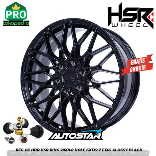 Jual VELG MOBIL FORGED HSR-RFG CK HBR HSR R20 LEBAR 8 PCD 6X139,7 ET45 GB - Jakarta Barat - VELG ...