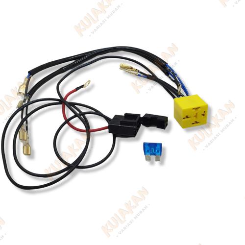 Jual Socket Relay Klakson Set Kaki 4 Pin Plus Sekring Fuse Motor Mobil ...