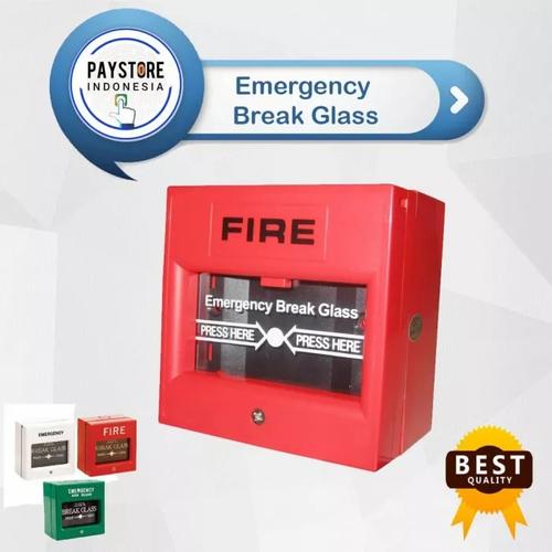 Jual Emergency Break Glass Key Box / Kotak Darurat Merah / Hijau ...