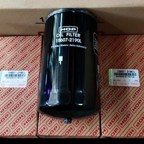 Jual FILTER OLI HINO LOHAN HOP 15607-2190L ASLI SARINGAN OLI FM/FL8J ...