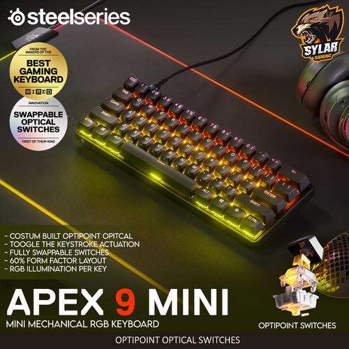 Jual Steelseries Apex 9 Mini 60% RGB Mechanical Gaming Keyboard ...