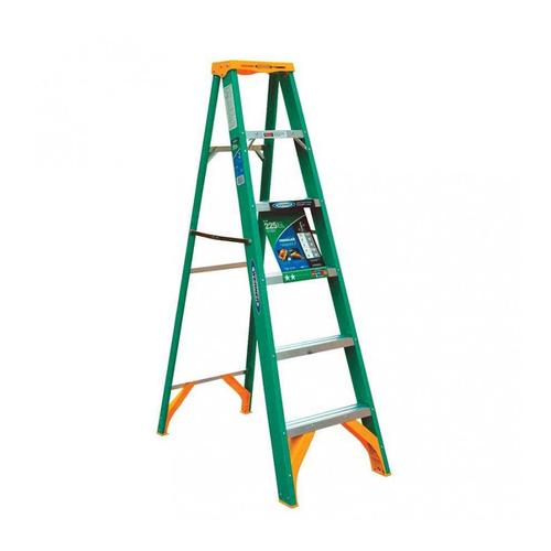 Jual Tangga Ladder Step 8 Ft / 2.4 Mtr Fiber Green Werner KW0102177 ...