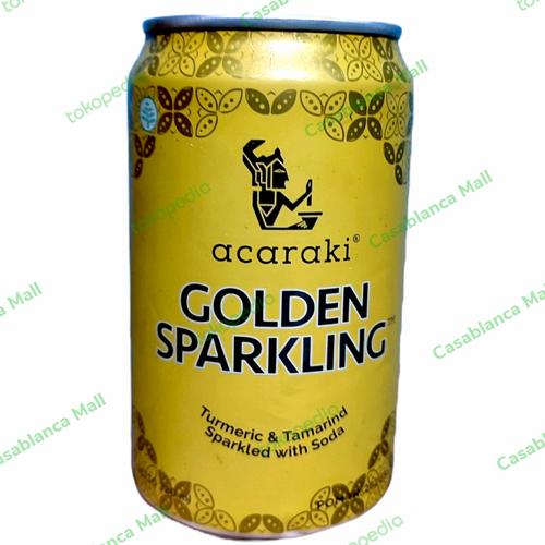 Jual Acaraki Golden Sparkling - Kunyit Asam with Soda [Kaleng 320 ml ...