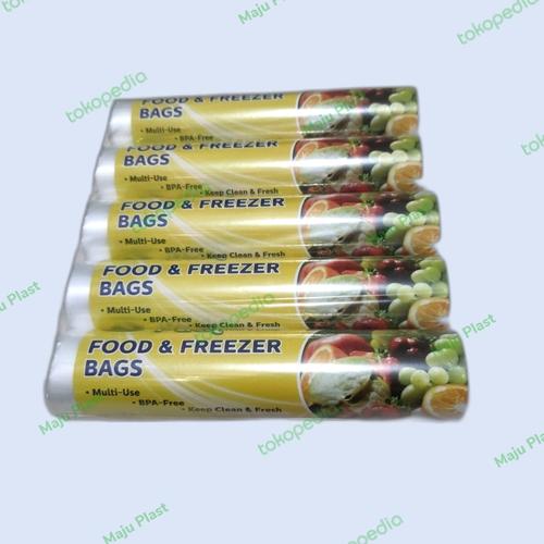 Jual kantong plastik roll buah food & Freezer Bag isi 100 lembar ...