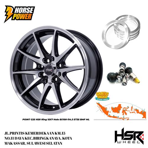 Jual Velg Mobil Calya Ring 15x7 Hsr POINT Pcd 4x100 Et.35 & Center Ring ...