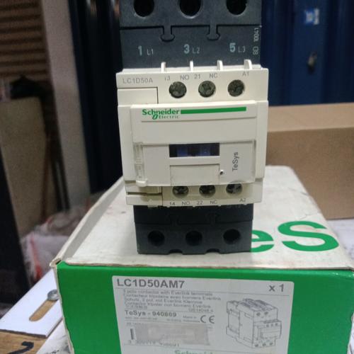 Jual KONTAKTOR/CONTACTOR SCHNEIDER LC1D50AM7 220VAC/LC1D50AM7 SCHNEIDER ...