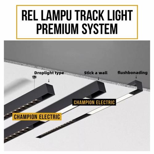 Jual Rel Lampu Sorot LED TOP PREMIUM Track Light LED Rumah Cafe Hotel ...