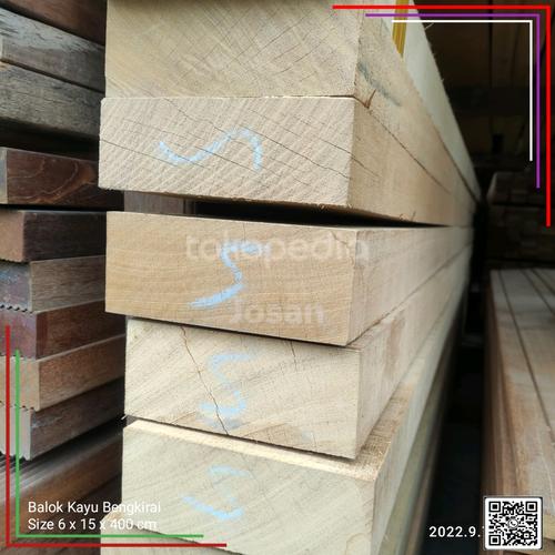 Jual Balok Beam Tiang Gazebo Kayu Bengkirai Super Kalimantan 6 x 15 x ...