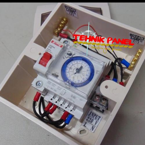 Jual Panel timer otomatis lampu 24jam timer model theben SUL181D ...
