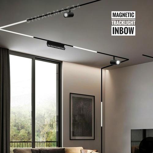 Jual RELL INBOW Magnetic Lamp 2METER Tracklight Inbow Magnet SPOT RELL ...