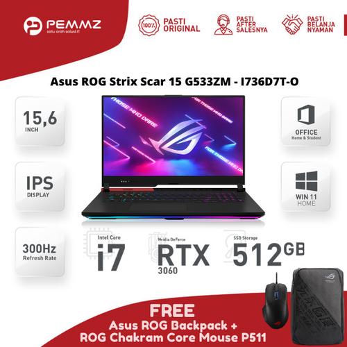 Jual ASUS ROG STRIX SCAR G15 - Ram16GB -RTX 3060 6GB - Jakarta Barat ...