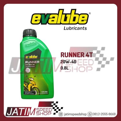 Jual Oli Evalube Runner 4T 20w-40 800mL + Pack (Senilai Rp2.000 ...