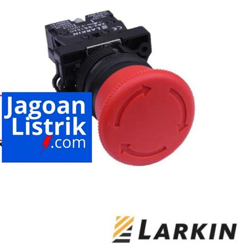 Jual Emergency Stop Push Button 1NC Larkin LB2-ES542 Merah Self Locking ...
