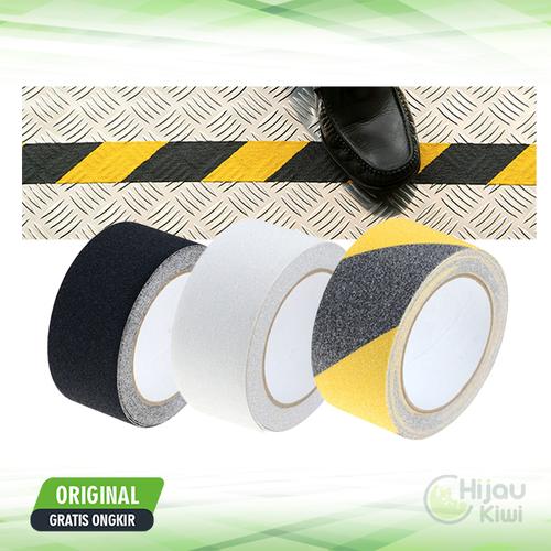 Jual Marking Tape Isolasi Lantai Anti Slip Pembatas Antrian Sticker ...