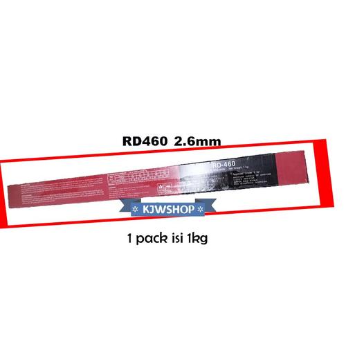 Jual Welding Rod Pakan Kawat Las Besi RD 460 2.6 mm Pak 1kg Pack RD460 ...