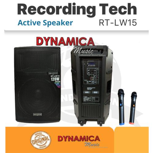 Jual Recording Tech LW15 Portable Speaker 2 Mic Wireless | LW 15 | LW ...
