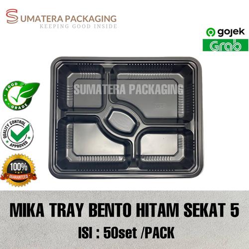 Jual Mika Bento 5 Sekat 50pcs Bento Kotak Makan Lunch Box Medan grosir ...