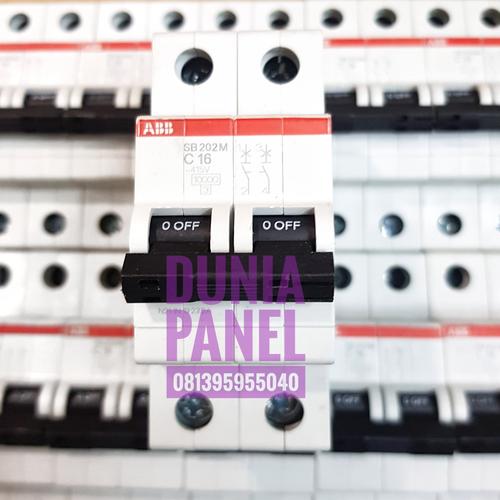 Jual MCB ABB 2P 16A 10KA SB202M MCB MURAH MCB SALE SB 202M C16 ABB - Jakarta Pusat - DuniaPanel ...