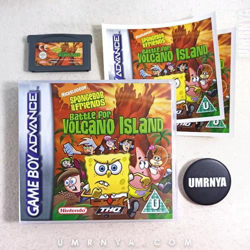 Jual Original Nintendo SpongeBob BATTLE Nicktoons Gameboy GBA SP Sponge ...